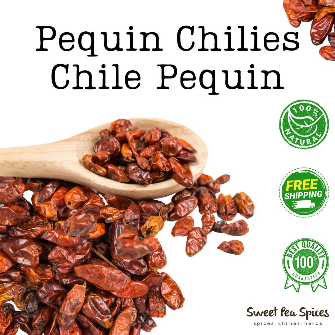 Whole Pequin Chilies Bulk Sizes Dried Chile Pequin Chile Piquin Uses ...