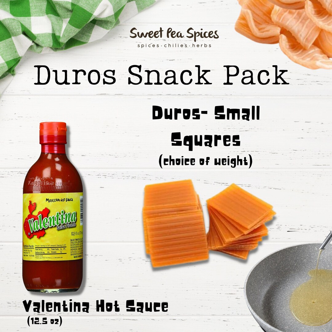 Duritos (duros) Mexican Wheat Small Square DIY Snack Kit W/ 12.5 Oz ...