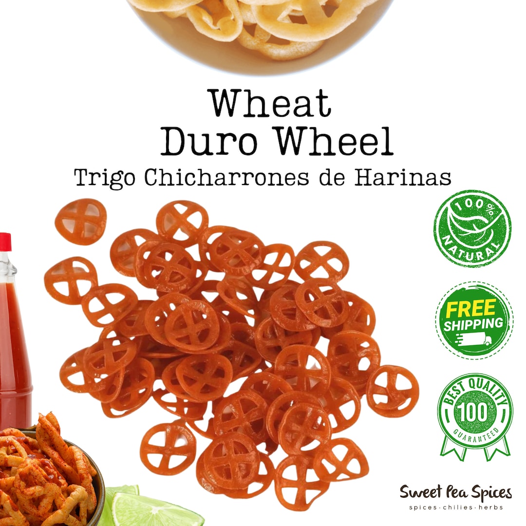 Mexican Duritos Pinwheel Wheat Snack, Traditional, Crunchy Chicharron ...