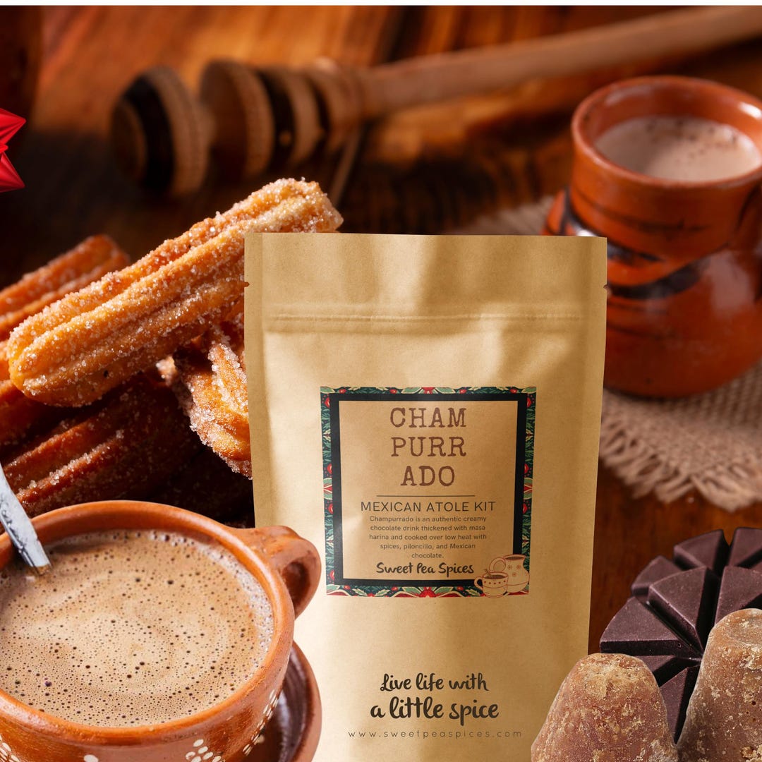 Champurrado Kit - Traditional Mexican Hot Chocolate - Hot Chocolate Kit ...
