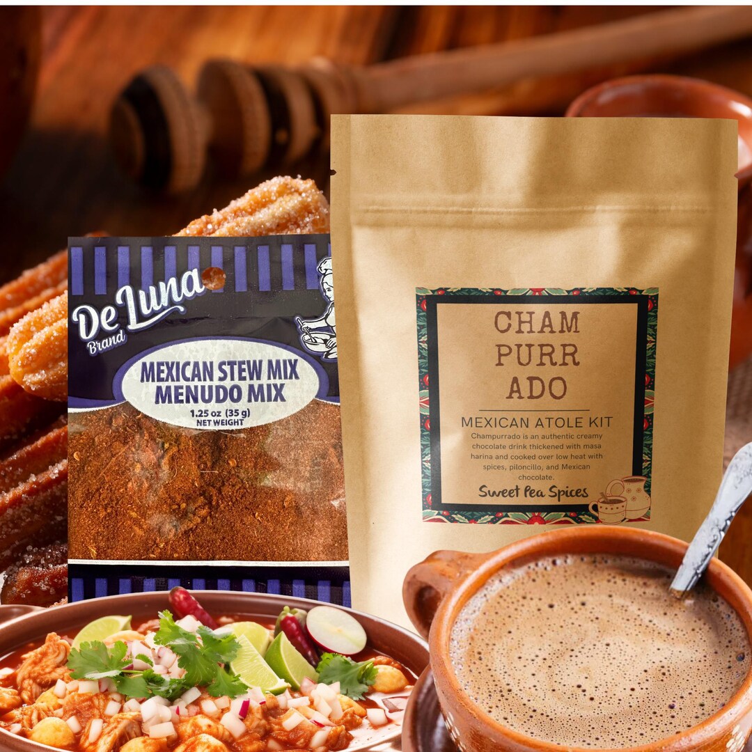 Champurrado & Menudo Kit - Traditional Mexican Hot Chocolate and Menudo ...