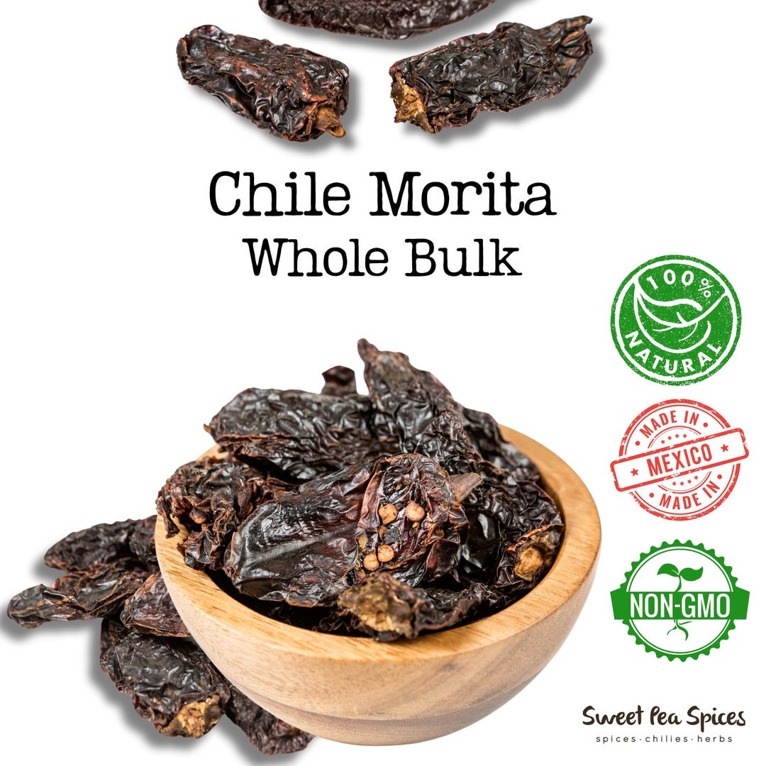 Dried Morita Chile Peppers - Bulk - Chile Morita - Great for Making ...