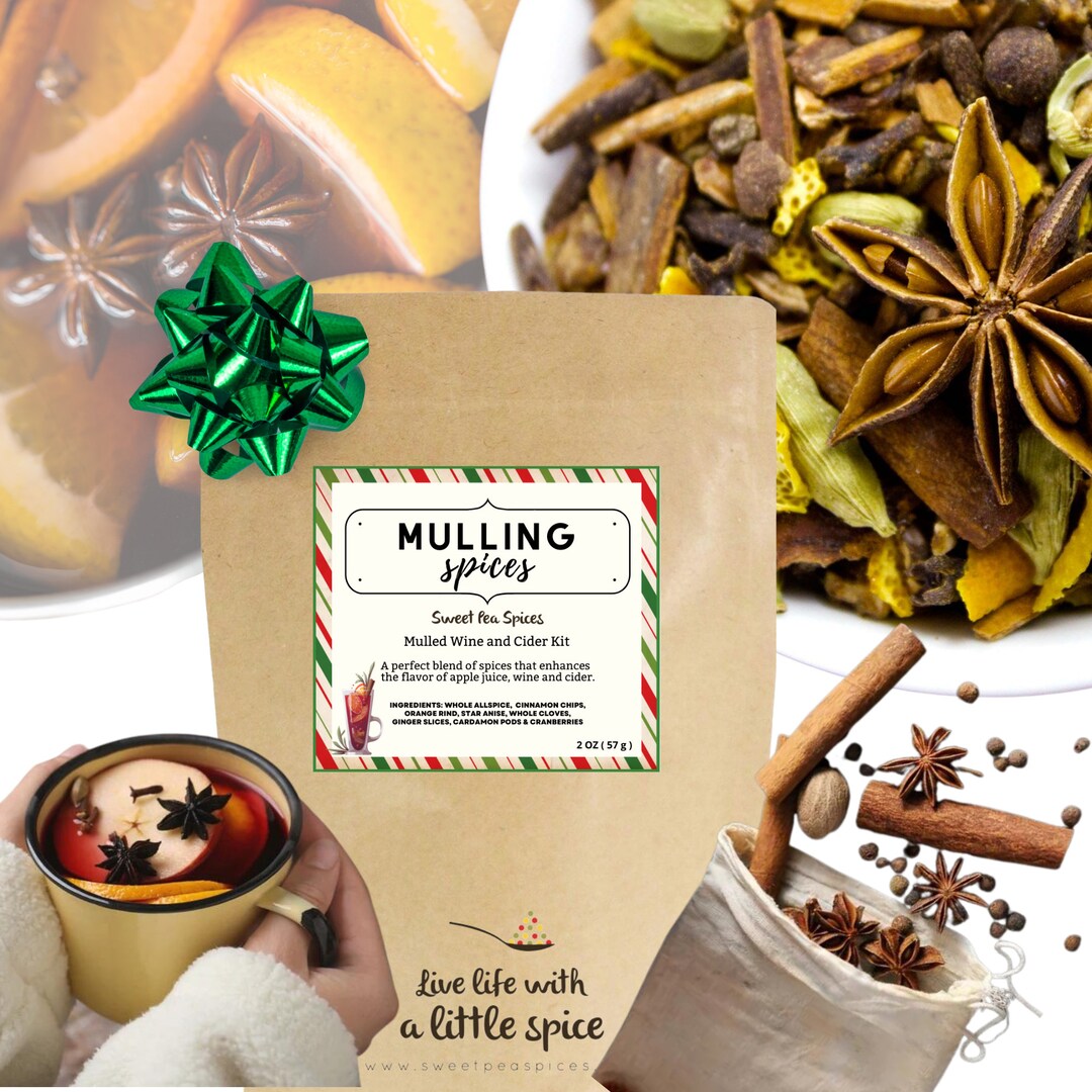 Holiday Mulling Spices - Mulled Wine & Cider Kit - Christmas Stocking ...
