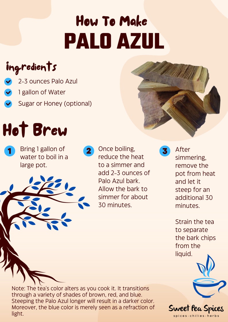 Organic Palo Azul - Bulk - Eysenhardtia Polystachya - Kidneywood - Blue ...