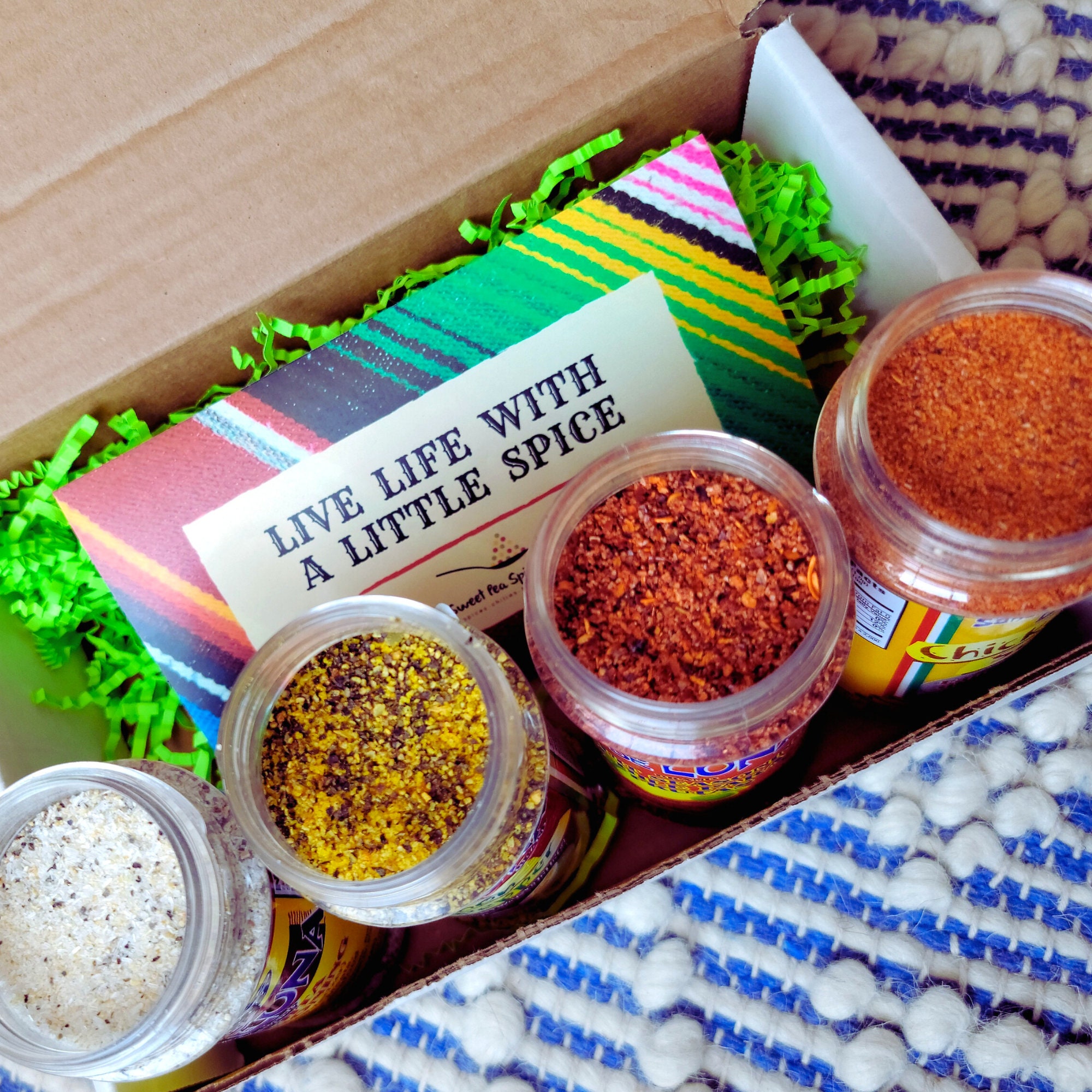 Mexican Spice Gift Set - 4 Jars - Authentic Mexican Spices for Tacos ...
