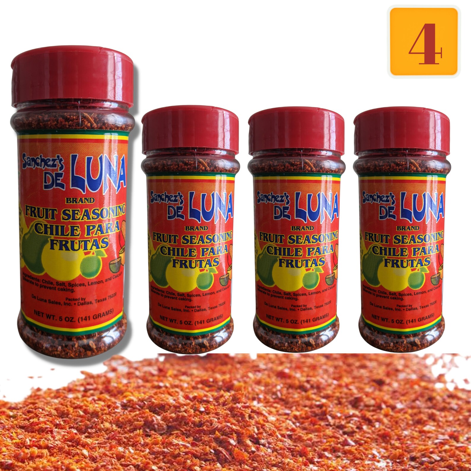 Fruit Seasoning 4 5 Oz Bottles Chile Para Frutas | Etsy