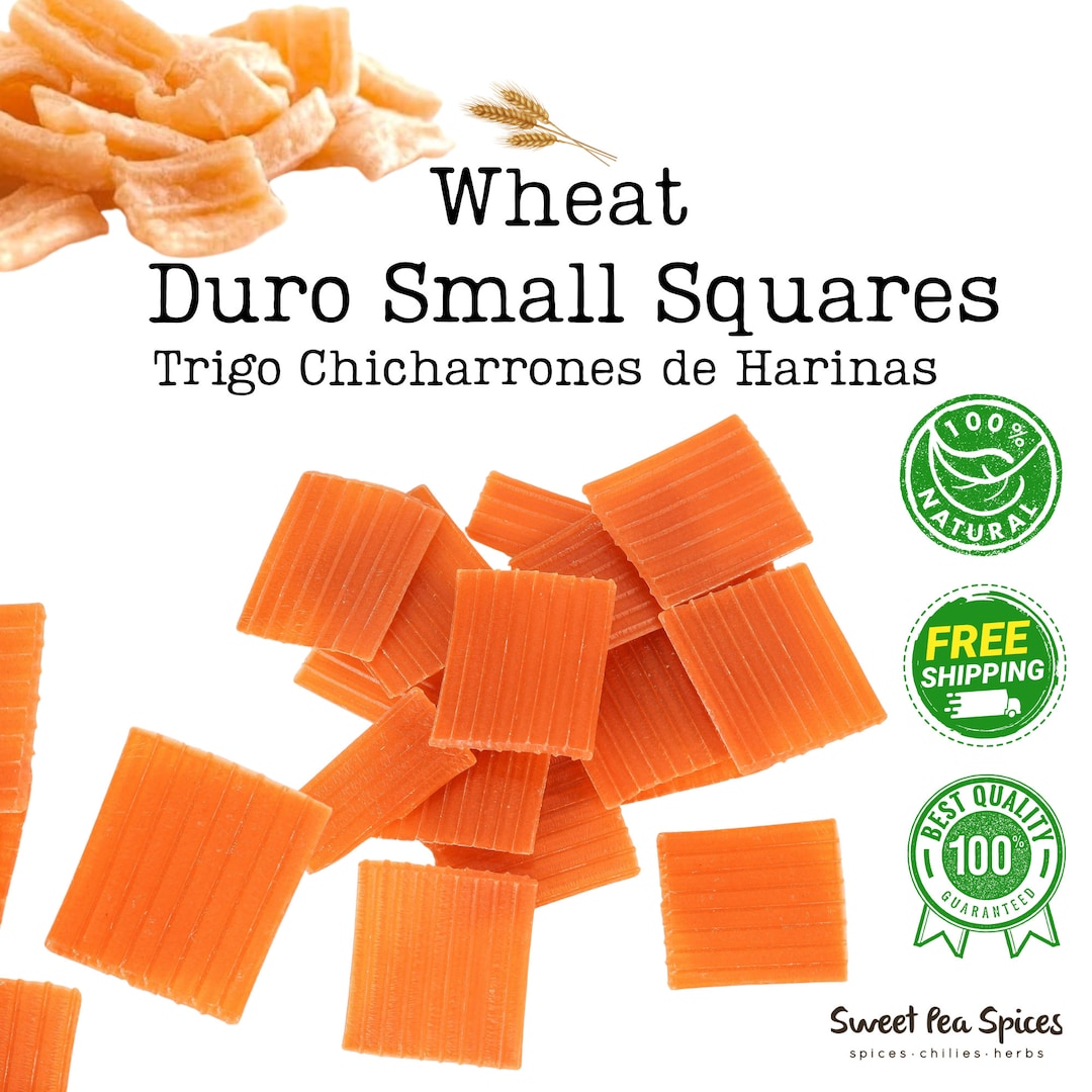 Duros Small Squares - Bulk Duro - 4x4 Mini Pellet - Chicharrones De ...