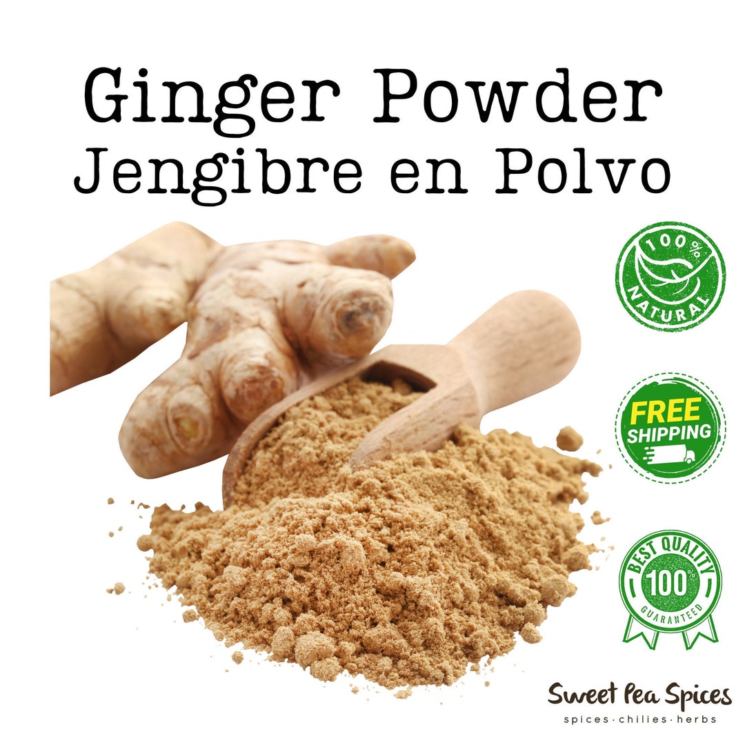 Ginger Root Ground - Bulk Sizes- Jengibre Molido En Polvo - Zingiber ...