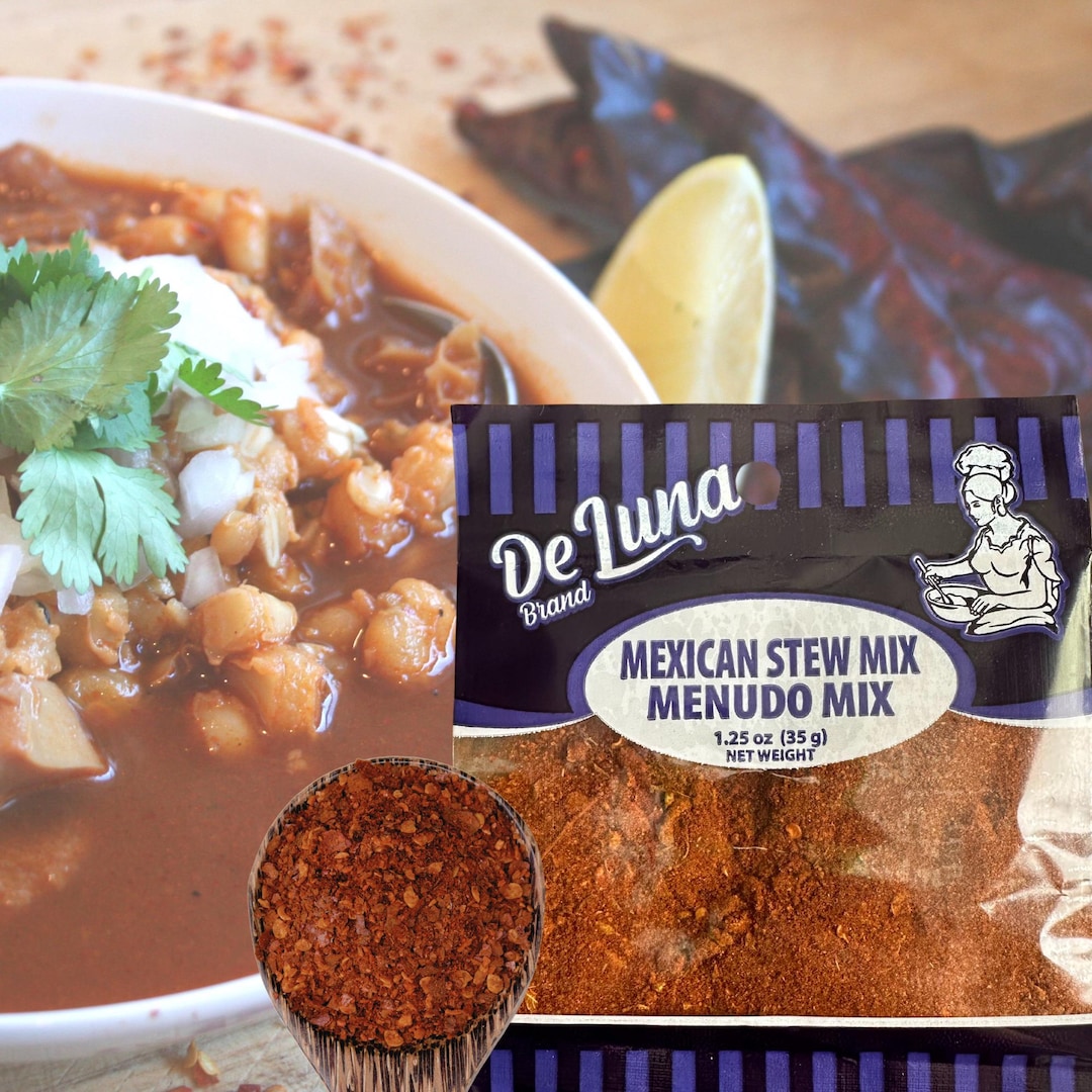 Menudo Mix Seasoning - Sazon Para Menudo - Mexican Stew Mix Soup Mixes ...