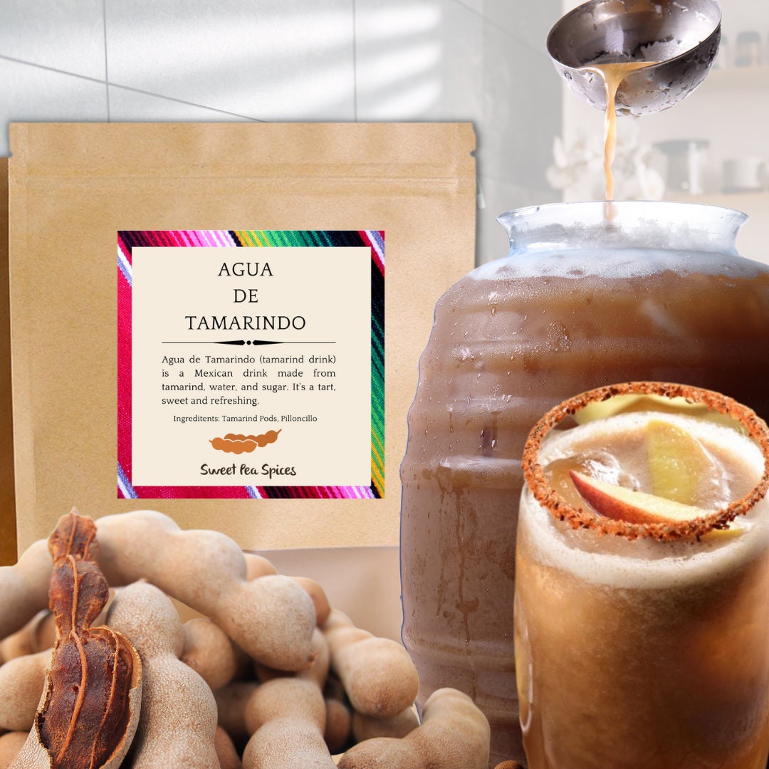 Agua De Tamarindo Drink Kit (makes 4-6 Cups) - Tamarind Drink- Agua De ...