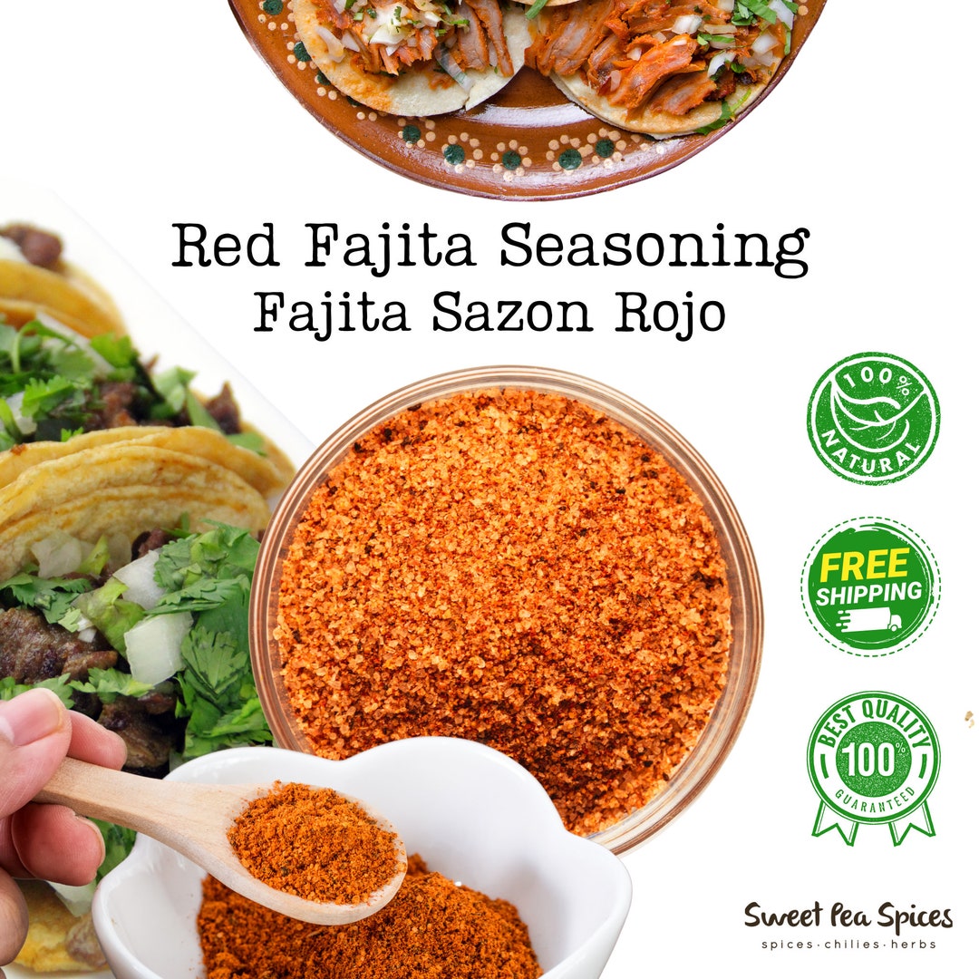 Red Fajita Seasoning Fajita Sazon Rojo Mexican Meat Market Blend ...
