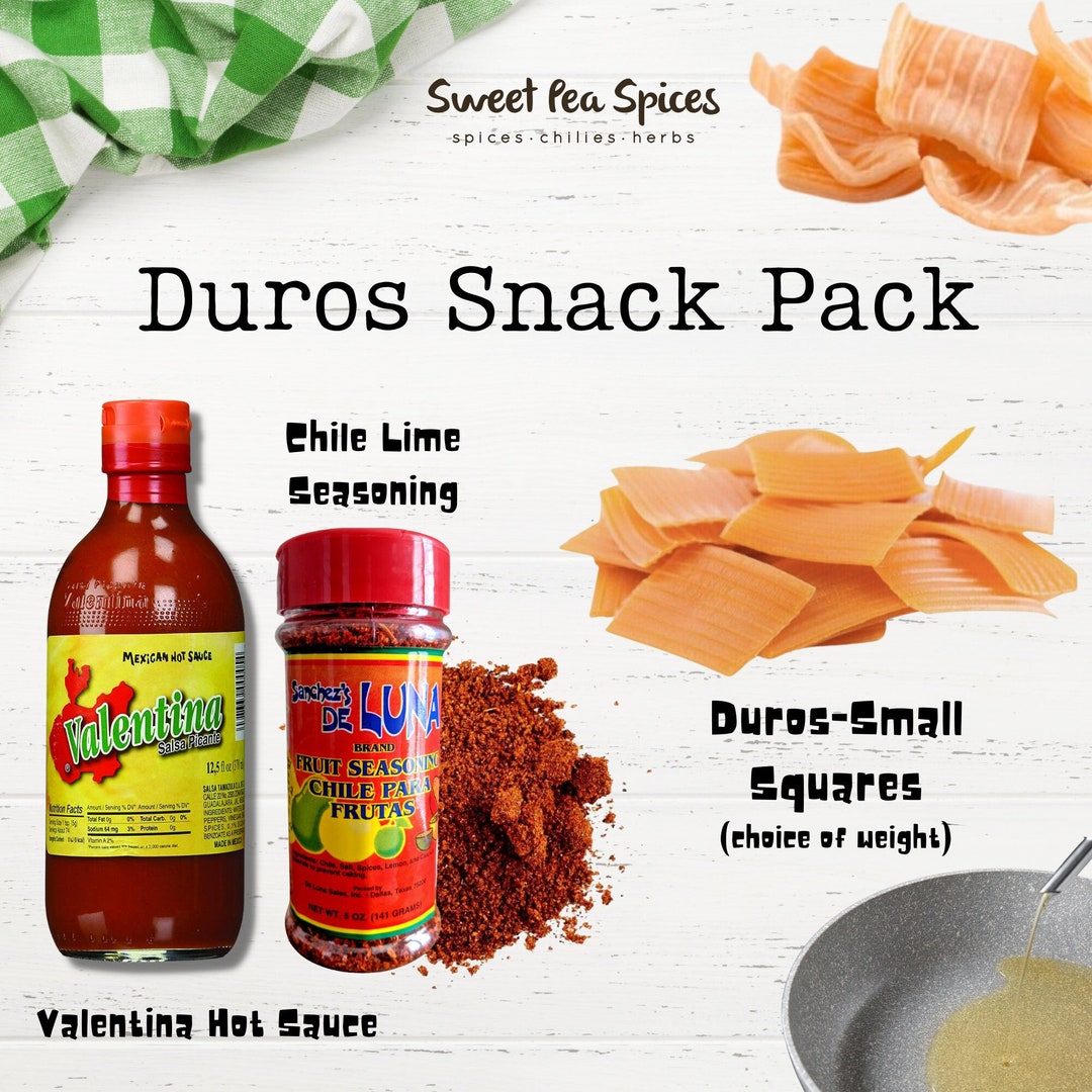 Duritos (duros) Mexican Wheat Small Square DIY Snack Kit W/ Valentina ...