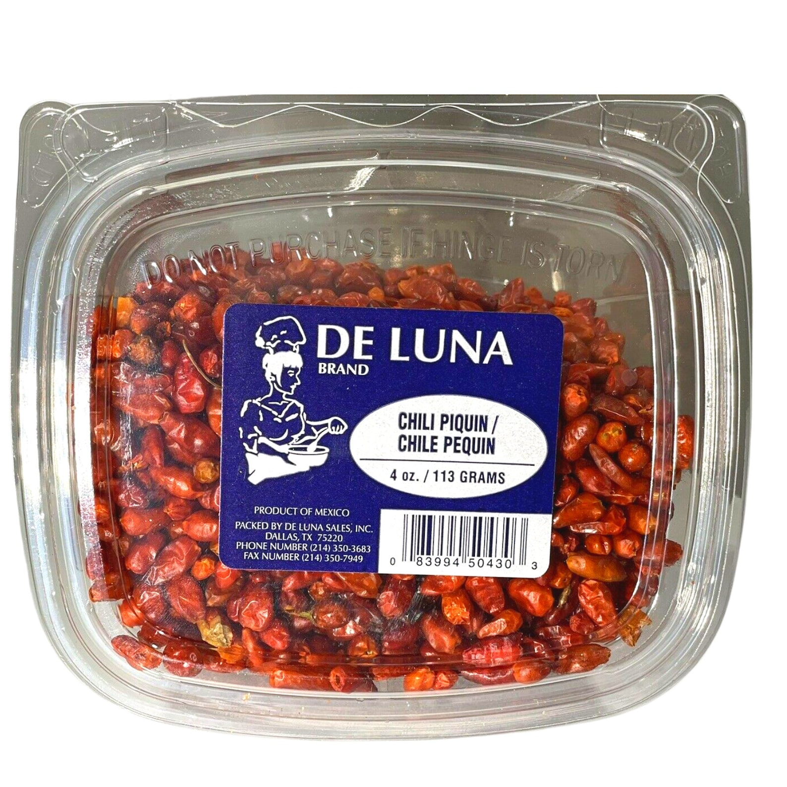 Chile Piquin De Luna Brand 4 Oz - Chile Pequin - Etsy