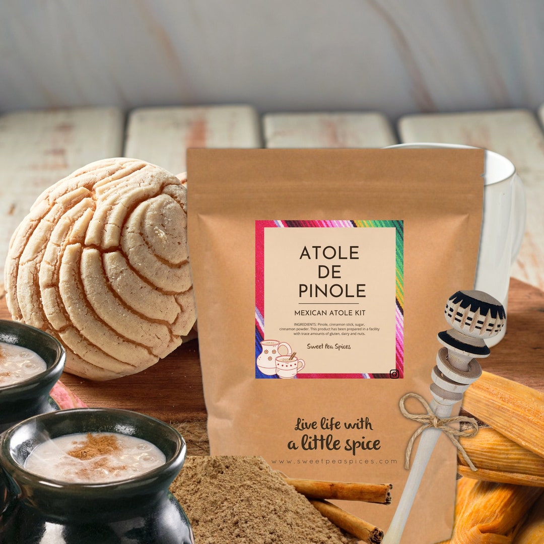 Atole De Pinole With Mini Molinillo (makes 4 Servings) Atole Drink ...