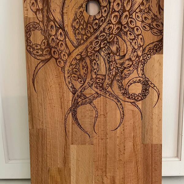 Wooden Octopus - Etsy