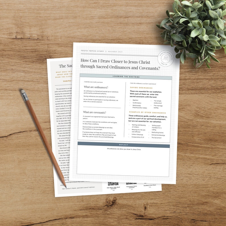 How Can I Draw Closer to Jesus Christ Through Sacred Ordinances and ...