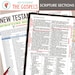 New Testament: THE GOSPELS Page Titles and Scripture Sections - Etsy