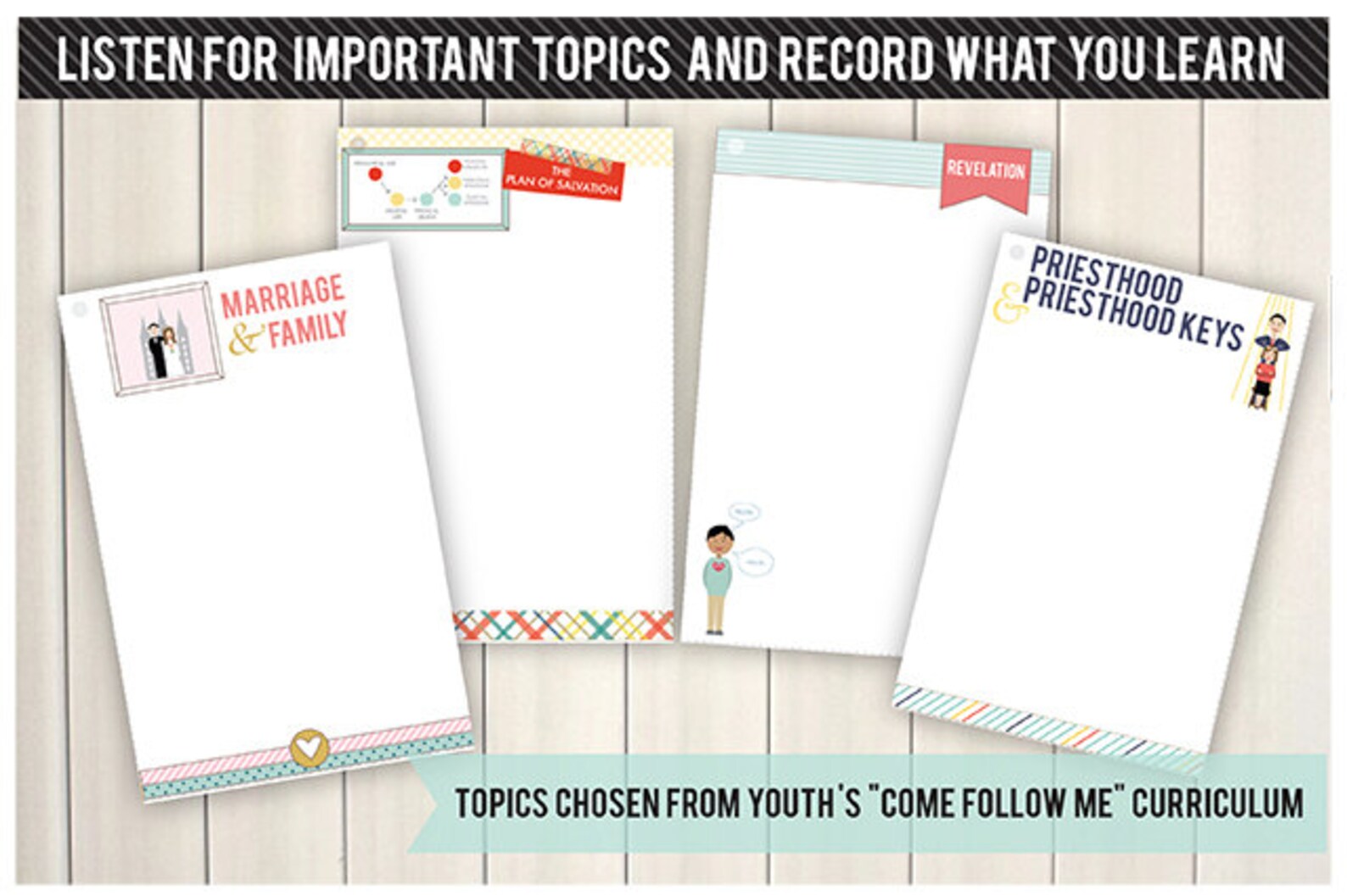 FLIPBOOK - General Conference Study by Topic - Etsy