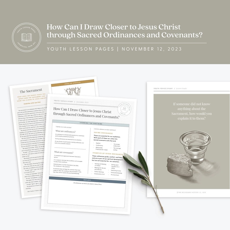 How Can I Draw Closer to Jesus Christ Through Sacred Ordinances and ...