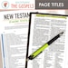 New Testament: THE GOSPELS Page Titles and Scripture Sections (Instant ...
