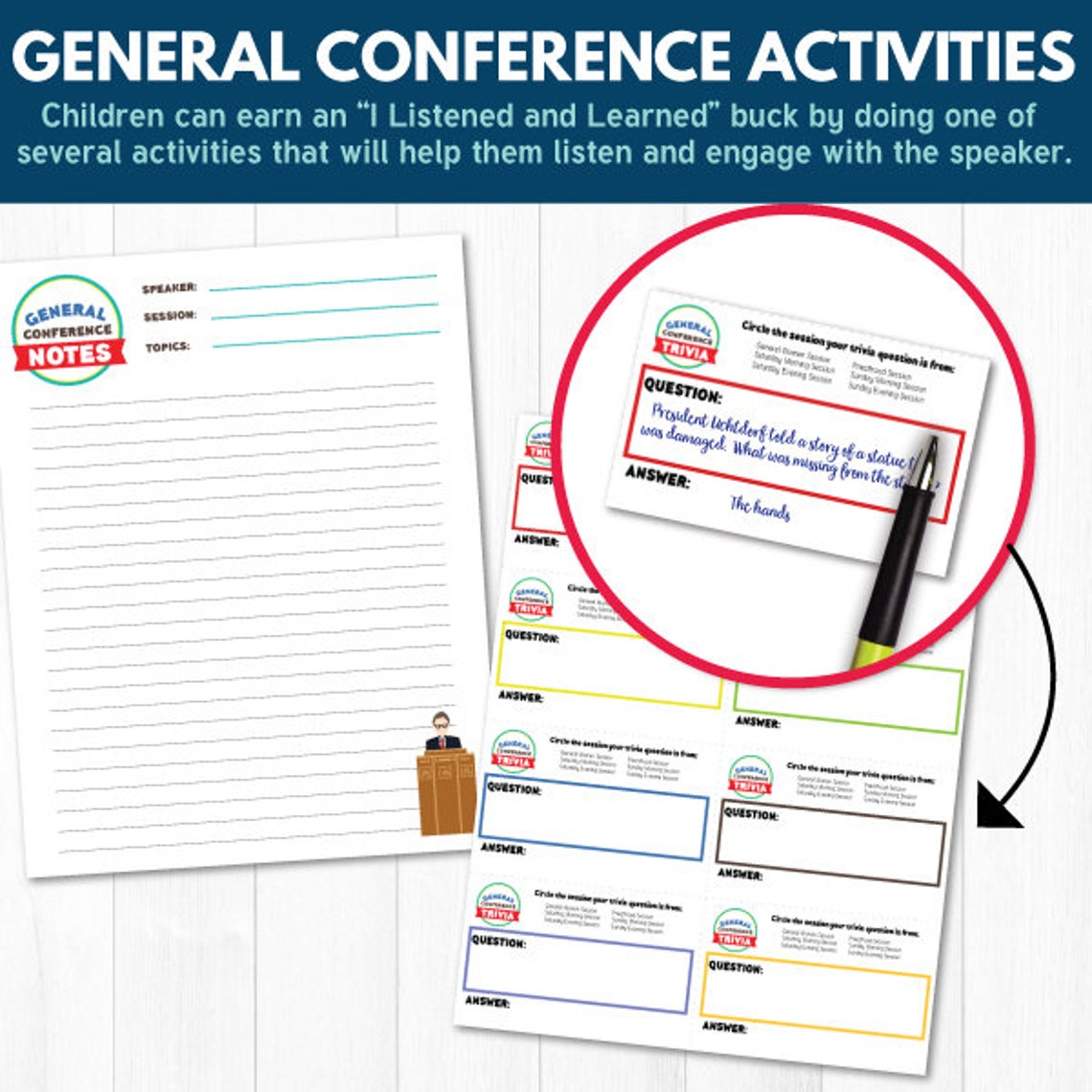 General Conference Family Kit – PDF Download - Etsy