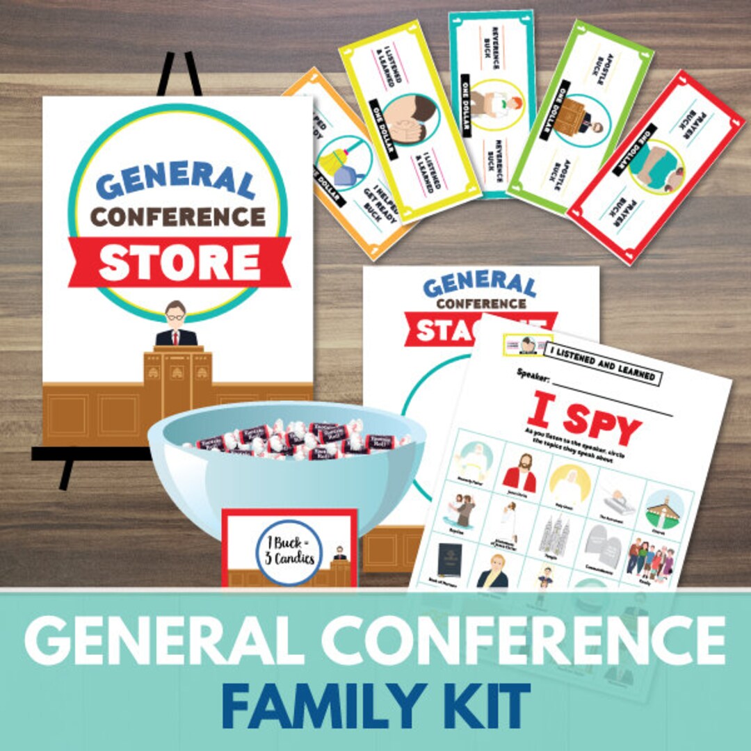 General Conference Family Kit – PDF Download - Etsy