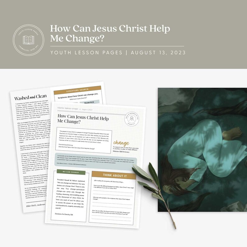 How Can Jesus Christ Help Me Change August Etsy How Can Jesus Christ Help Me Change August Etsy