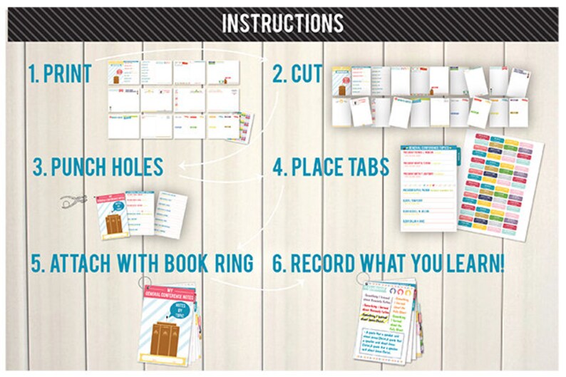 FLIPBOOK - General Conference Study by Topic - Etsy