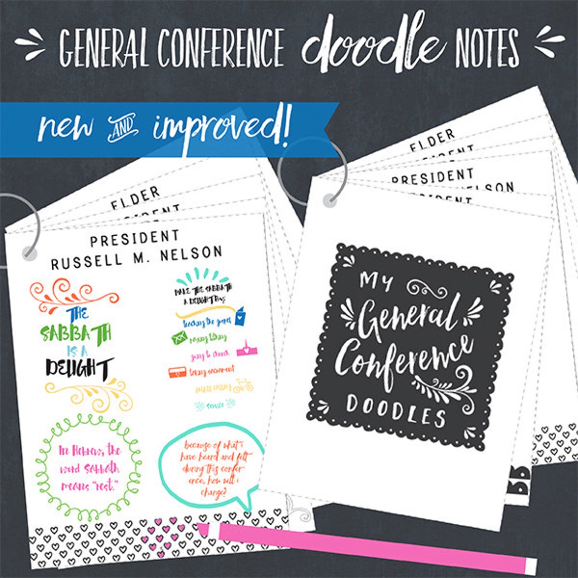 Flipbook-general Conference Doodle - Etsy