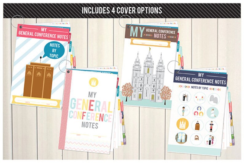 FLIPBOOK - General Conference Study by Topic - Etsy