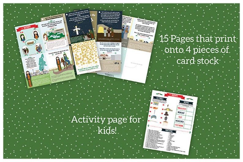 The Nativity - Flipbook - Etsy