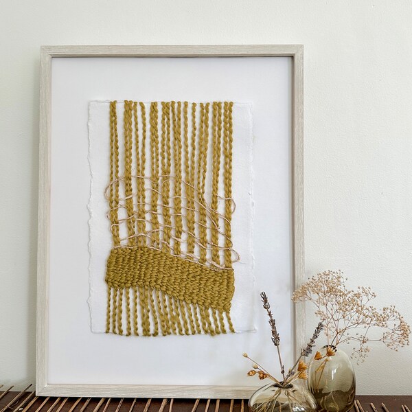 Framed Fiber Art - Etsy