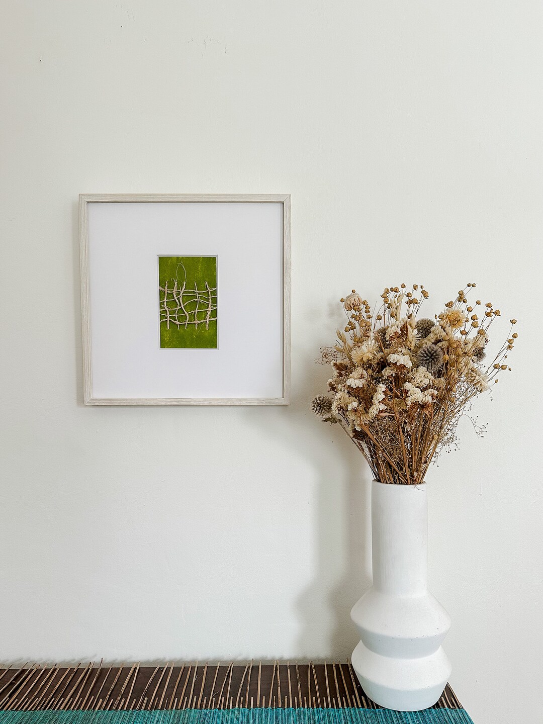 Framed Modern Fiber Art / Abstract Fiber Art / Framed Weaving - Etsy