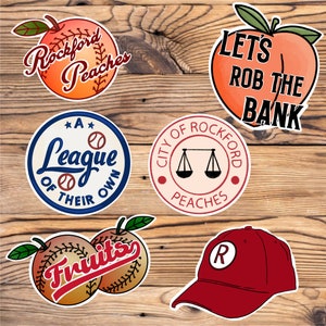 Rockford Peaches Inspired Sticker Pack X 6 Designs / Vinyl Stickers ...