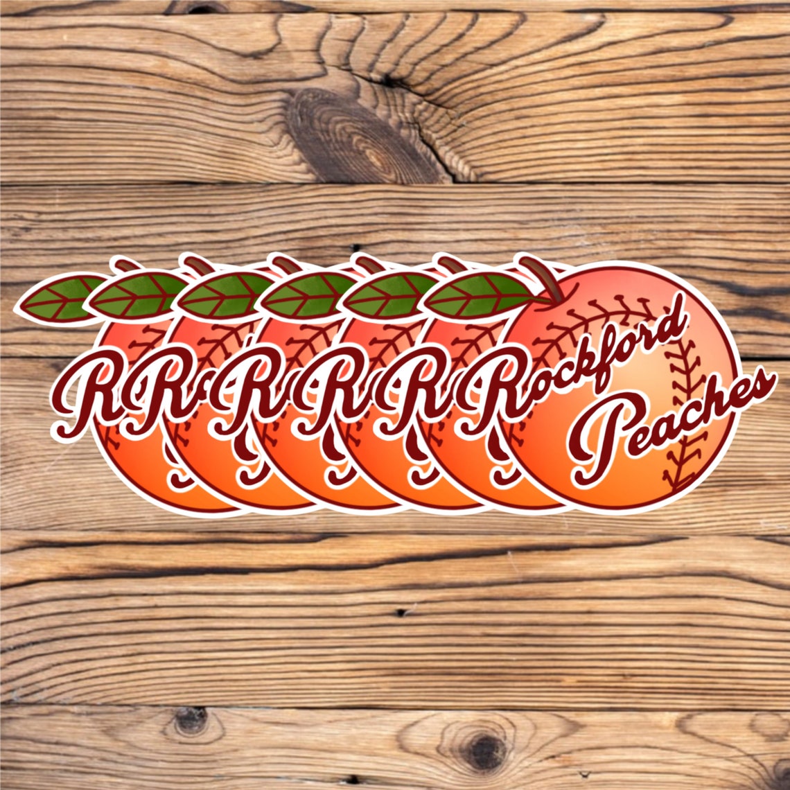 Rockford Peaches Inspired Sticker Pack X 6 Designs / Vinyl Stickers ...