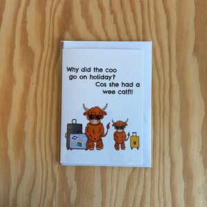 Wee Calf Funny Joke Card/ Birthday Occasion/ Greetings Card - Etsy