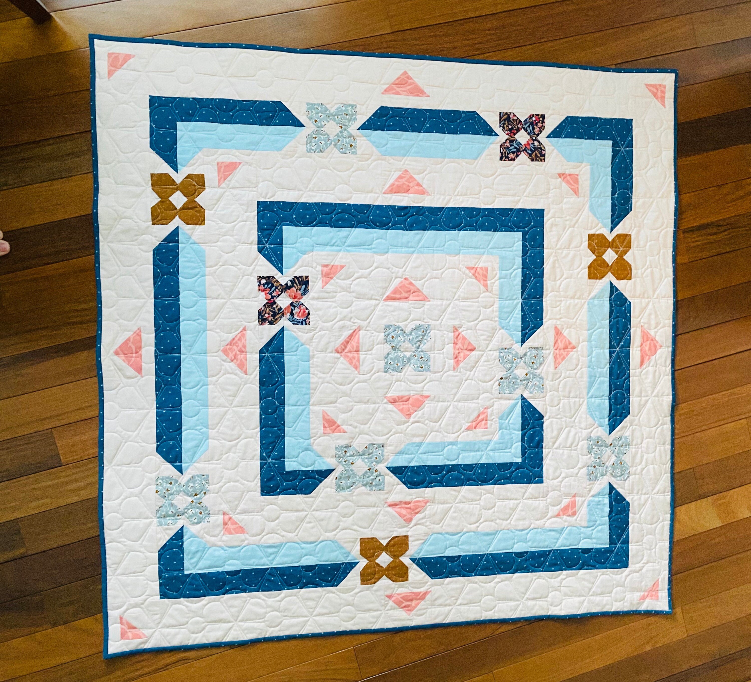 Albion Blooms Baby Quilt - Etsy