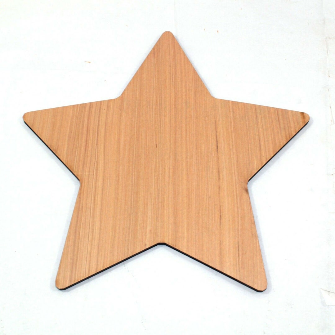 Wooden Plywood Star Shapes Craft Wood Blanks 25cm 250mm - Etsy