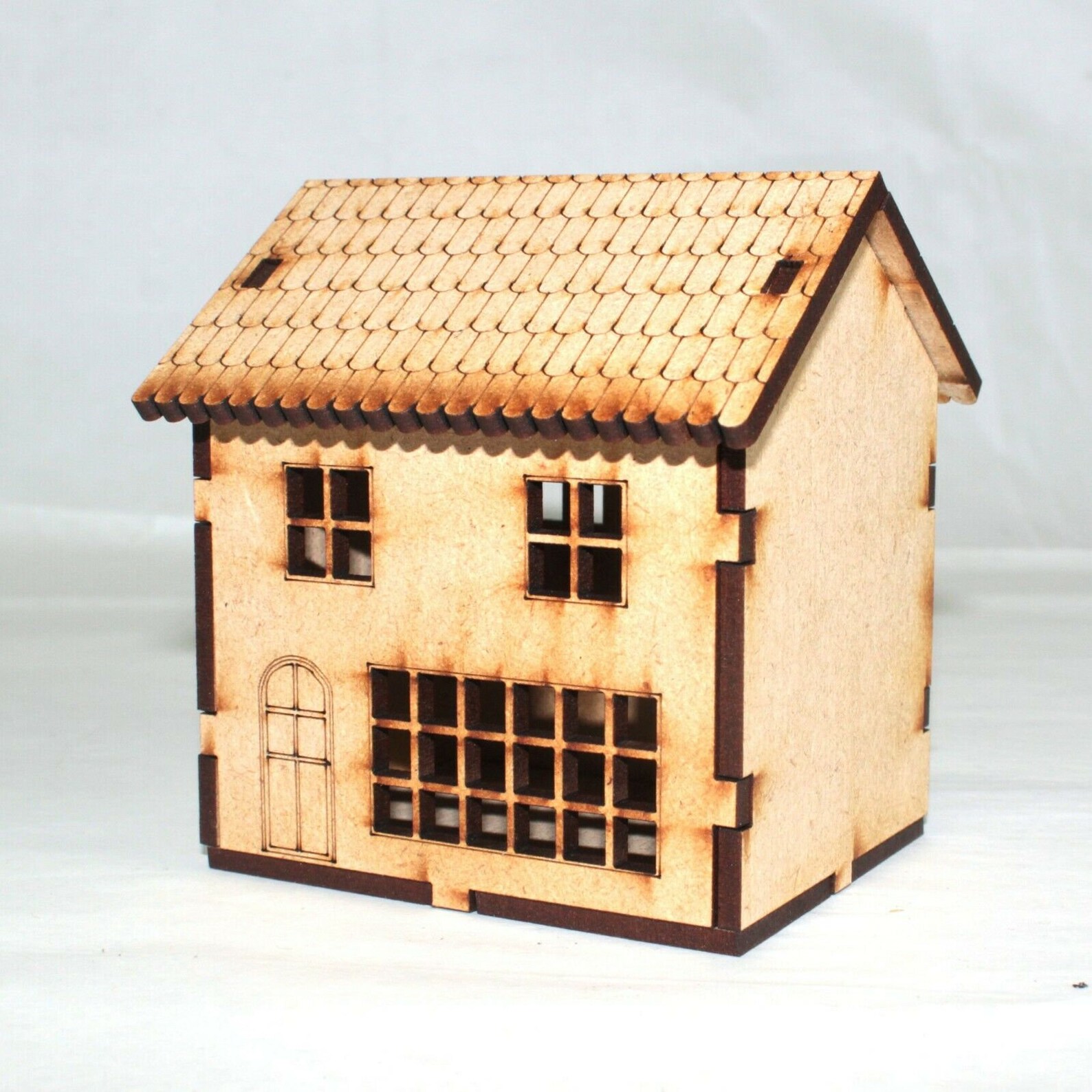 OO Gauge Model Railway MDF Laser Cut 00 Village 5 X Buildings House ...