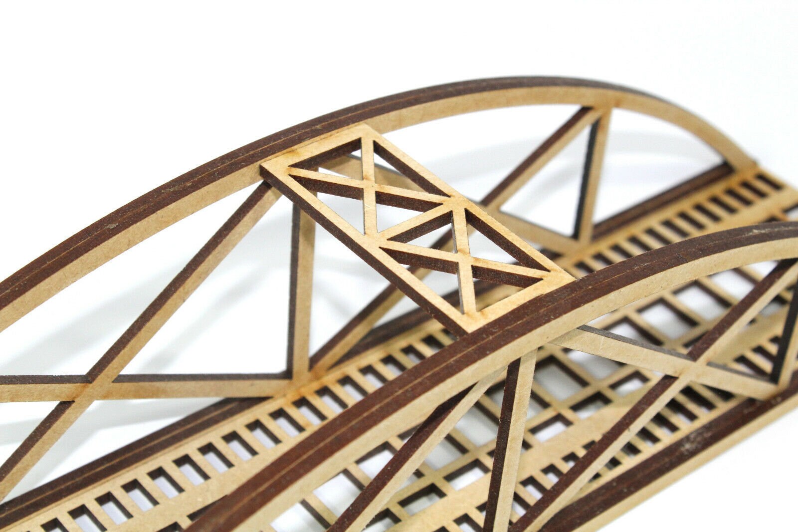 Single Track Bridge Model Railway 00 Gauge MDF Bowstring 350mm - Etsy UK