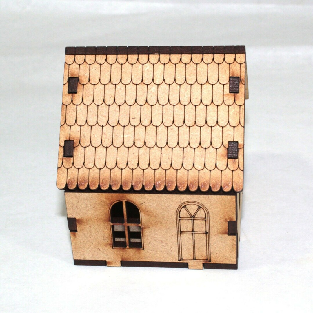 OO Gauge Model Railway MDF Laser Cut Cottage - Etsy