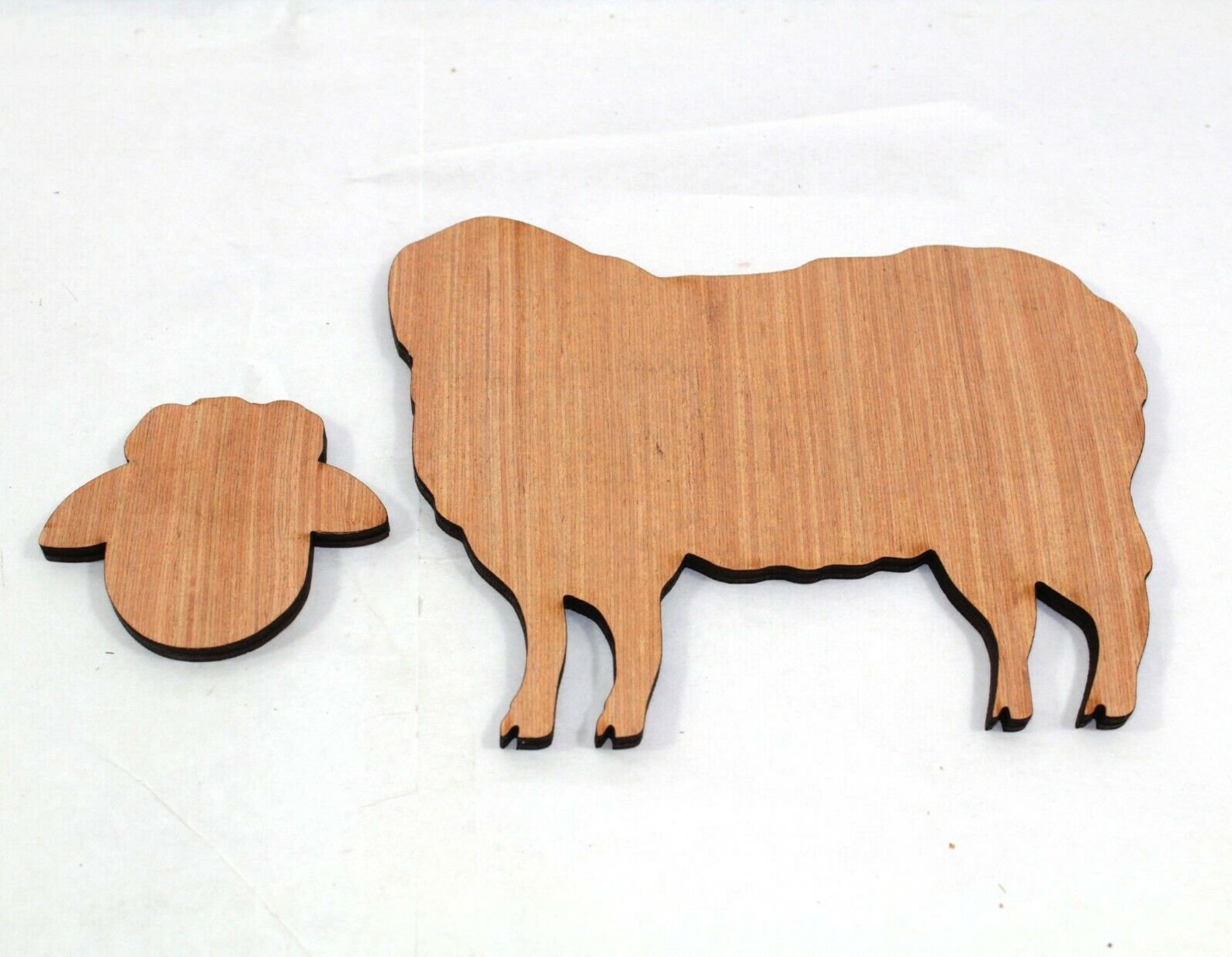Laser Cut 150mm Sheep With Moveable Head Made From 5mm Plywood Craft ...