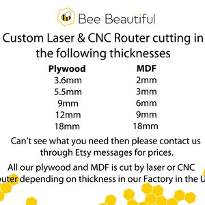 MDF Wooden Circle 500mm (50cm) Laser Cut From 9mm MDF Round Shapes ...