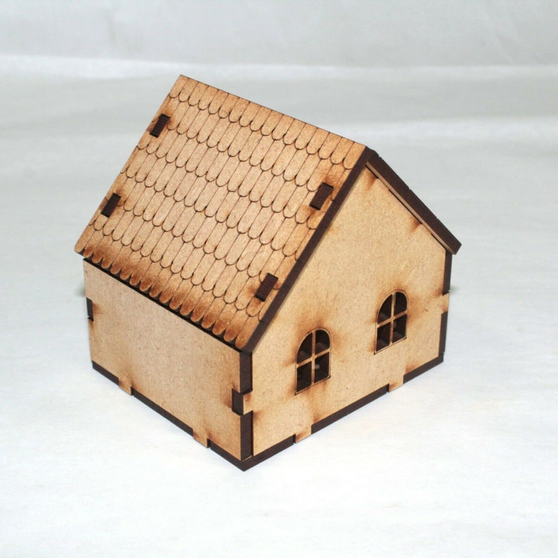 OO Gauge Model Railway MDF Laser Cut 00 Village 5 X Buildings - Etsy UK