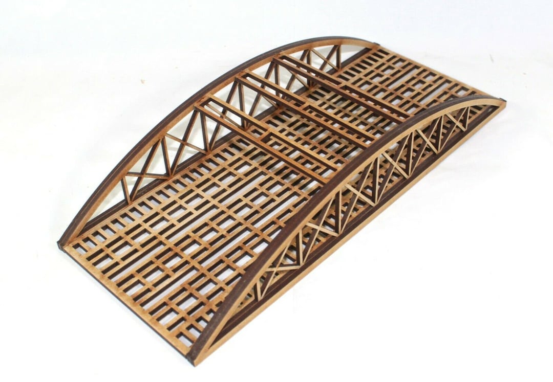 Model Railway N Gauge Triple Track Bridge MDF Bow 300mm X 125mm ...