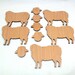 Laser Cut 150mm Sheep With Moveable Head Made From 5mm Plywood Craft ...