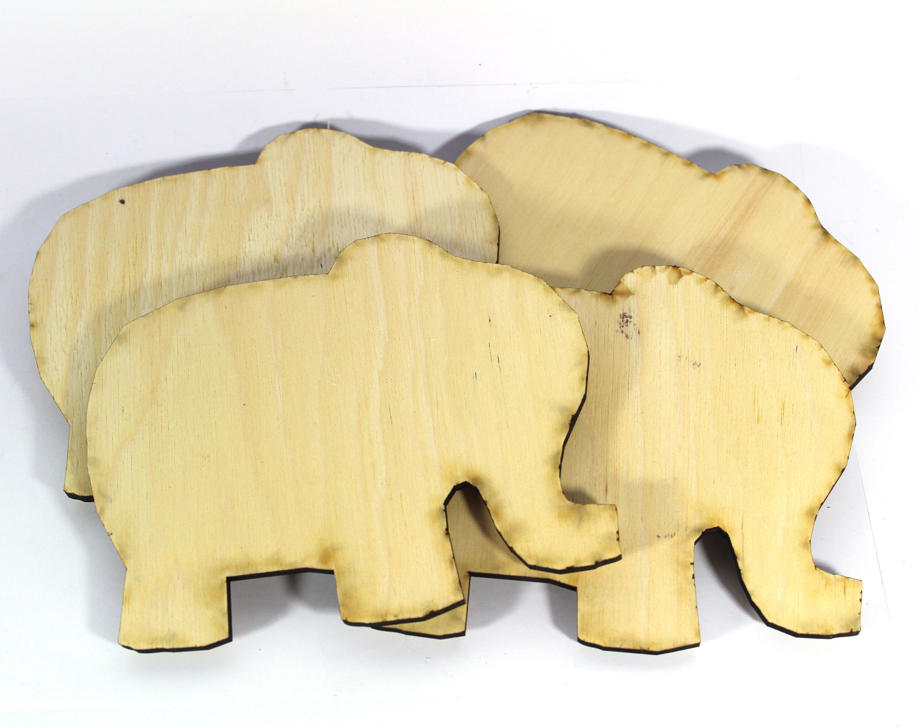 Elephant Craft Shapes 50mm 100mm 150mm 200mm in Packs of 5 - Etsy UK