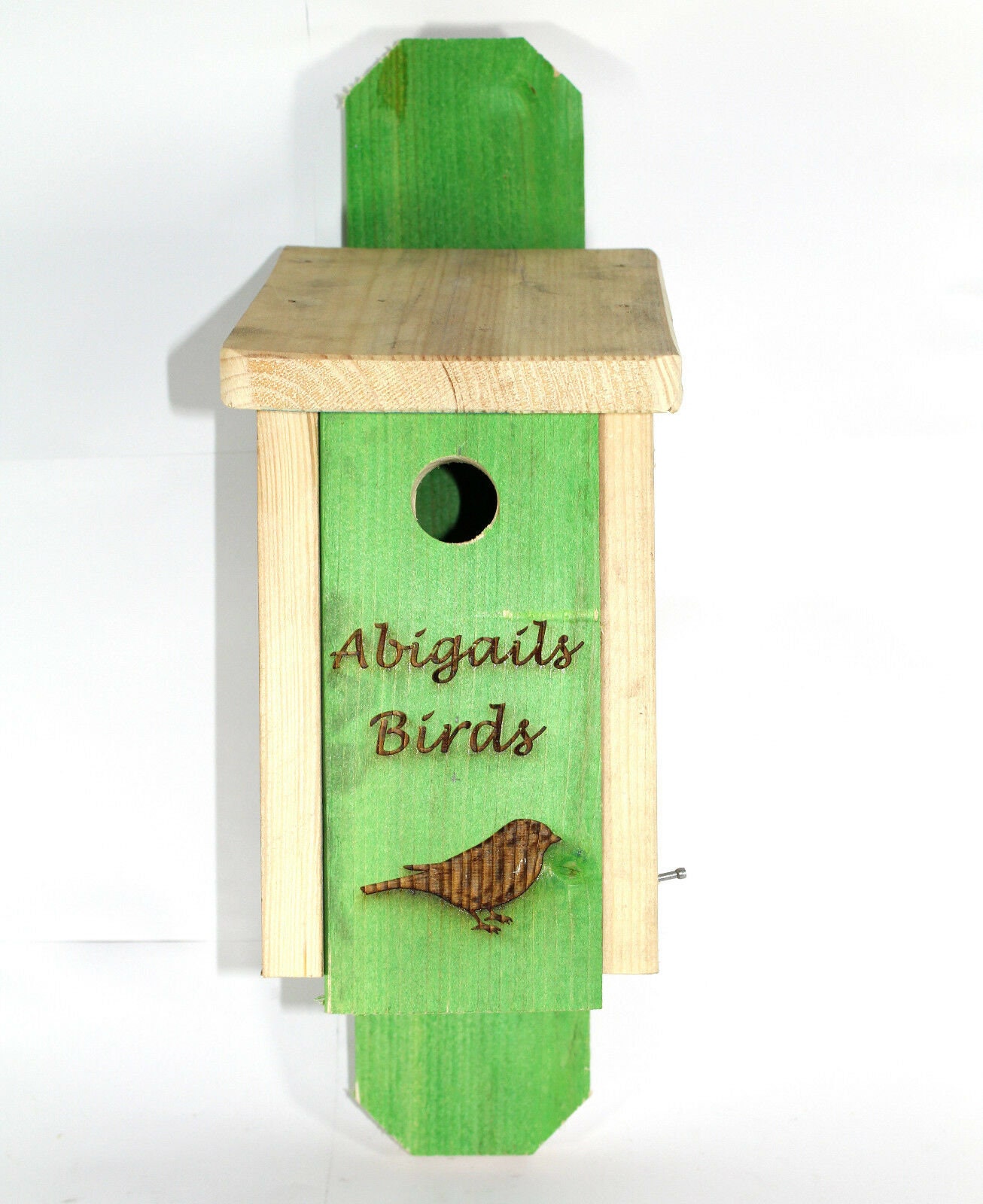 Wooden Personalised Bird Box Handmade by Bee Beautiful - Etsy UK