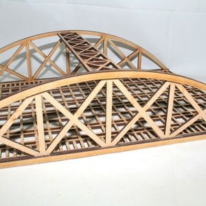 Model Railway 00 Gauge Triple Track Bridge MDF Bow 350mm X 230mm ...