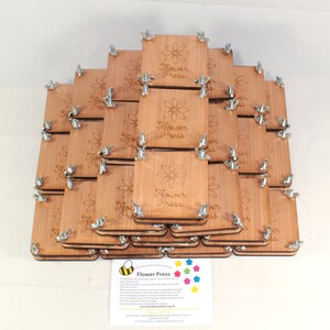 Wooden Flower Press Complete Kits 100mm Party, Schools, Groups ...
